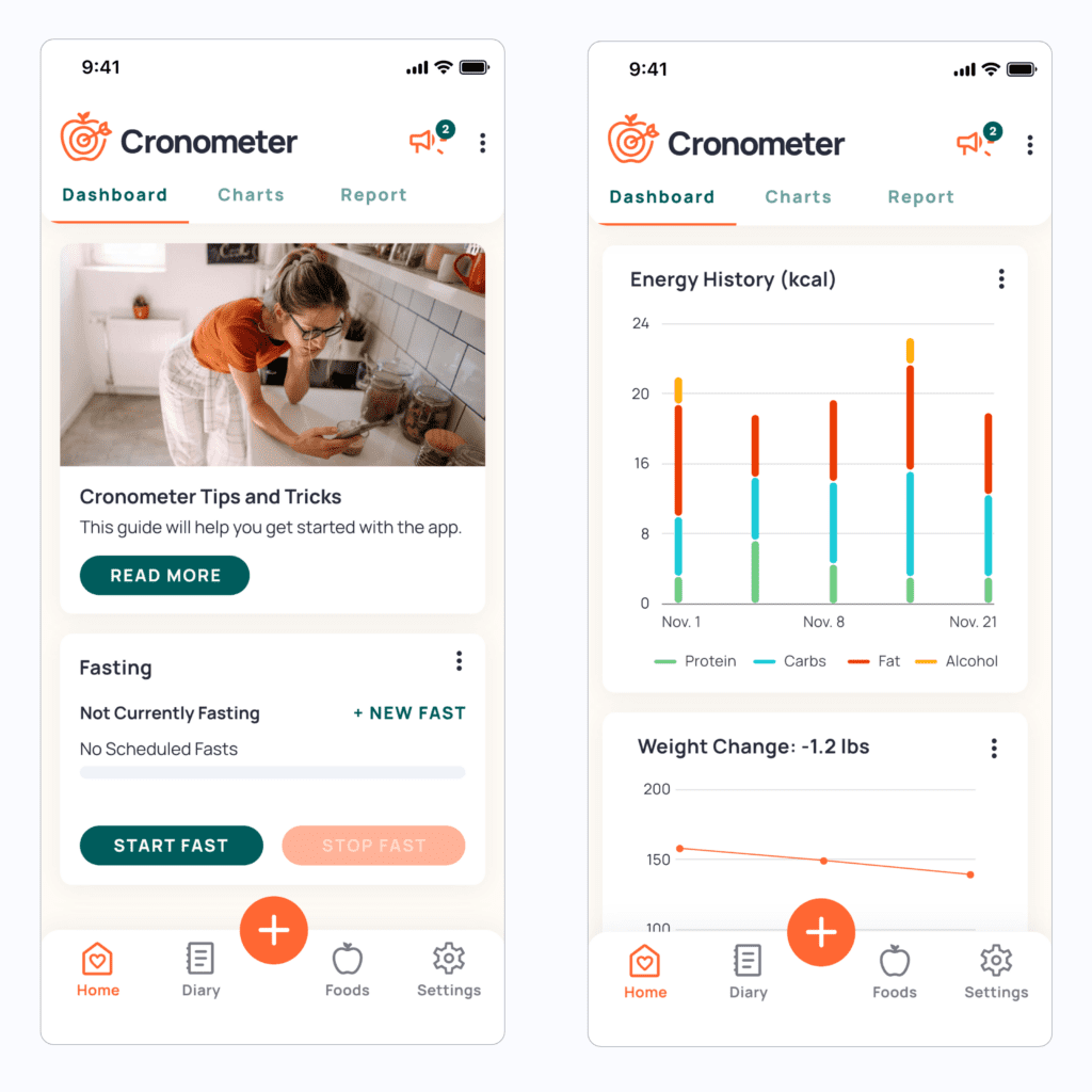 Our New Look: The Details Behind Cronometer's Makeover