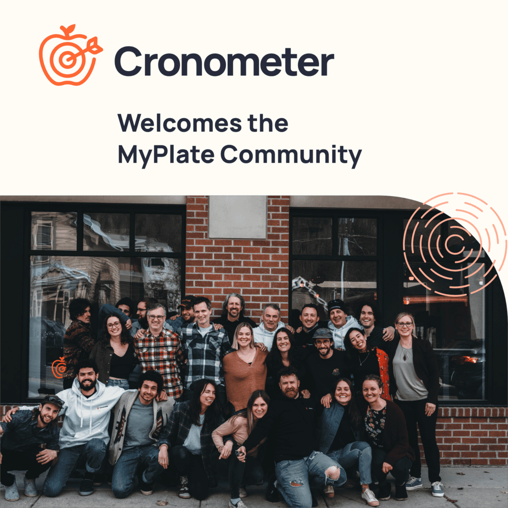 MyPlate Alternative: Cronometer