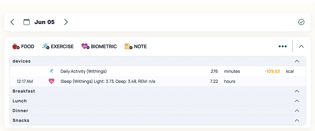 Device Integration: Withings – Cronometer Blog