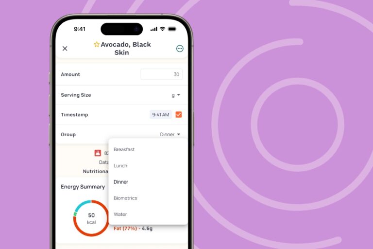 How To: Use Diary Groups - Cronometer Blog